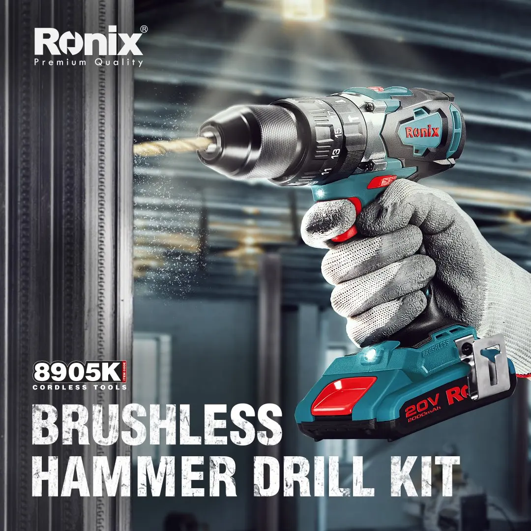 Ronix 8905k 20v Pin Điện Tác Động Không Dây Búa Khoan Công Cụ Điện Với ...