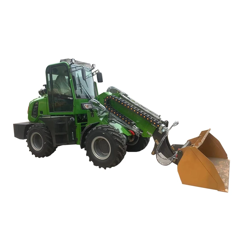 High quality 1500kg articulated front shovel hydraulic telescopic arm ...