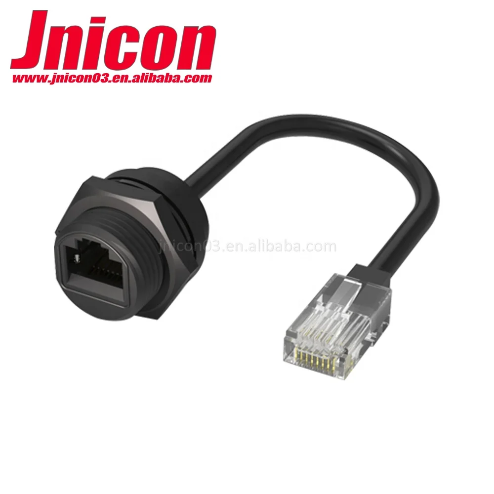 Jnicon RJ45 Connector Ethernet M19 RJ45 Outdoor Signal Waterproof ...