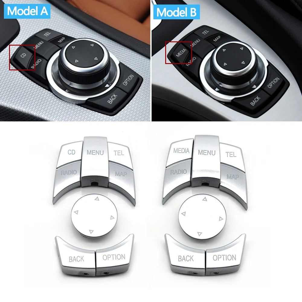 Interior Car Cic Drive Multi Media Knob Menu Buttons Replacement For ...