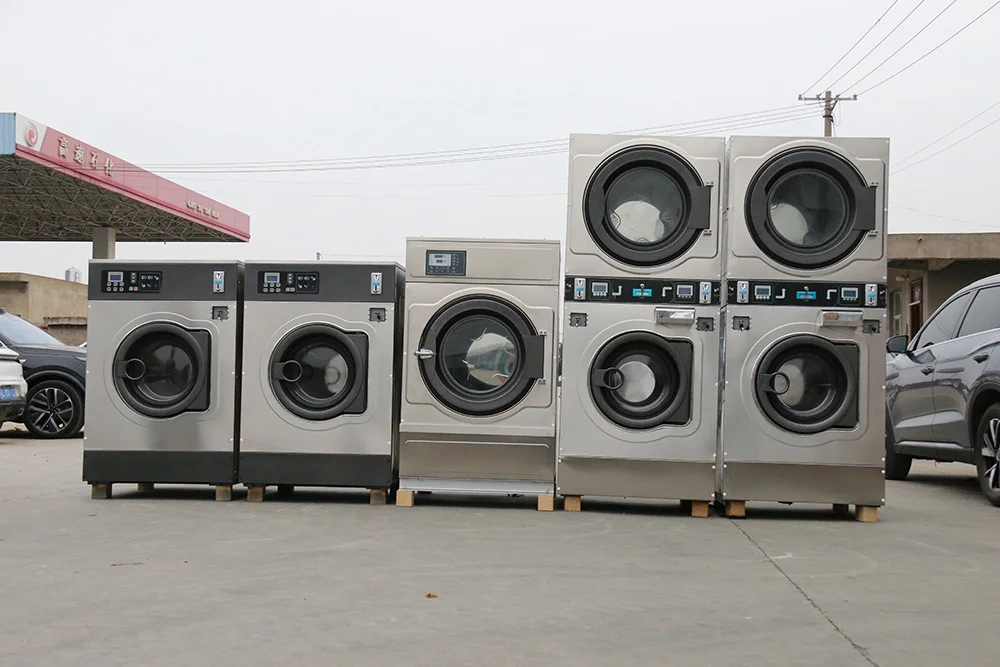 China Brand Stacked Washer And Dryer Machine Good Price Coin Operated ...