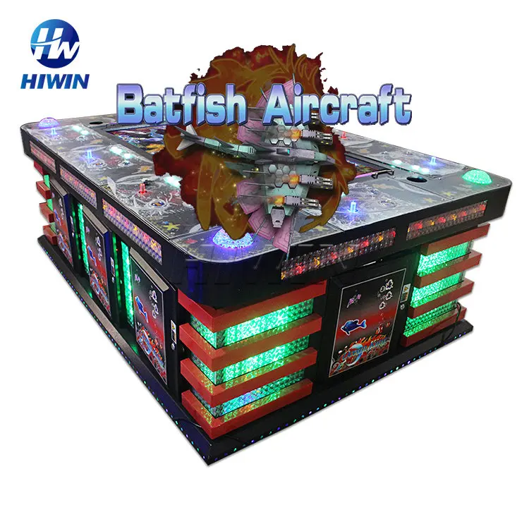 8 Player Adjustable Difficulty Level Arcade Skill Fishing Cabinets And ...