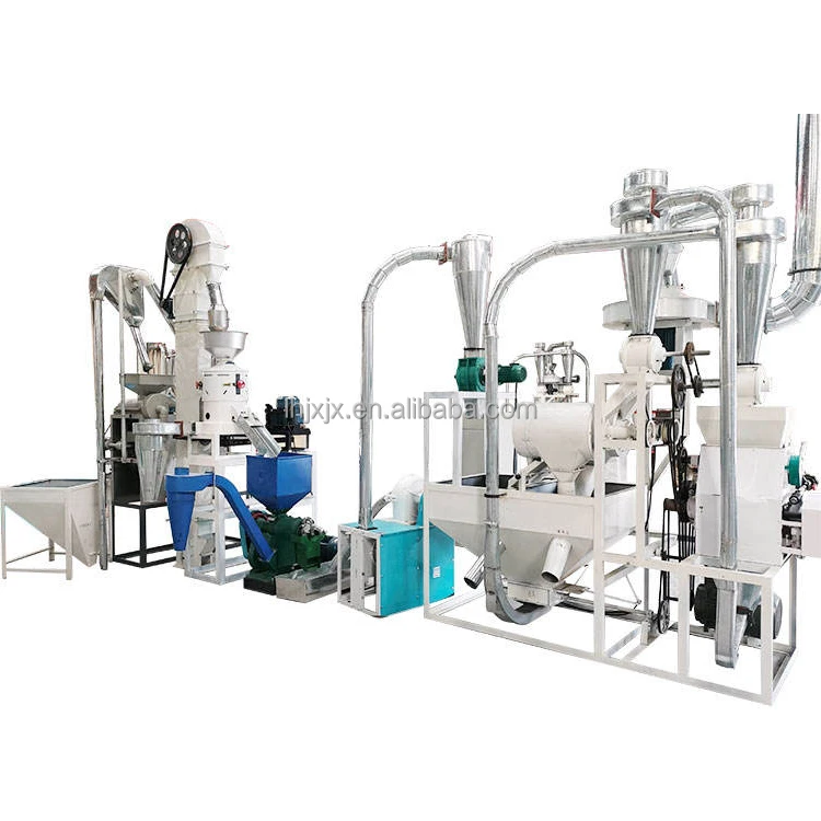 5 Ton/day Maize Flour Milling Machine Small Scale Maize Milling ...