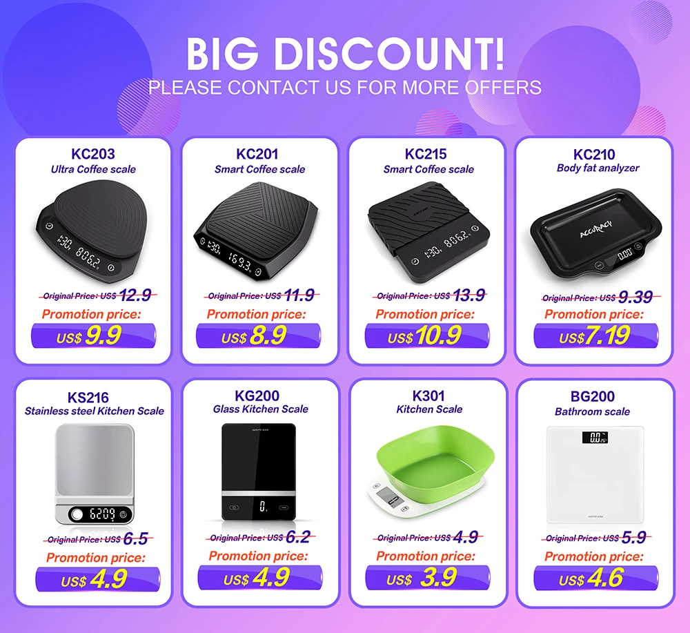 Timer Weight Dual Hidden Led Display Mini Black Digital Rechargeable ...