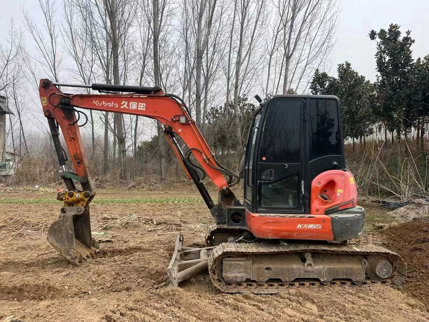 Used Kubota Kx 155 Small Excavator Mini Excavator 5ton 6ton 7ton Second ...