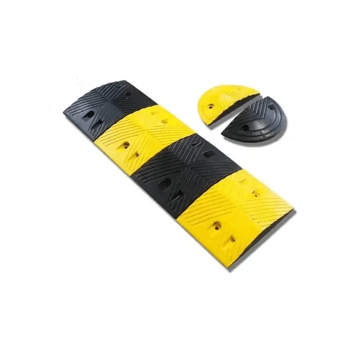 Cost-effective Rubber Concrete Speed Bumps Breaker Yellow-black ...