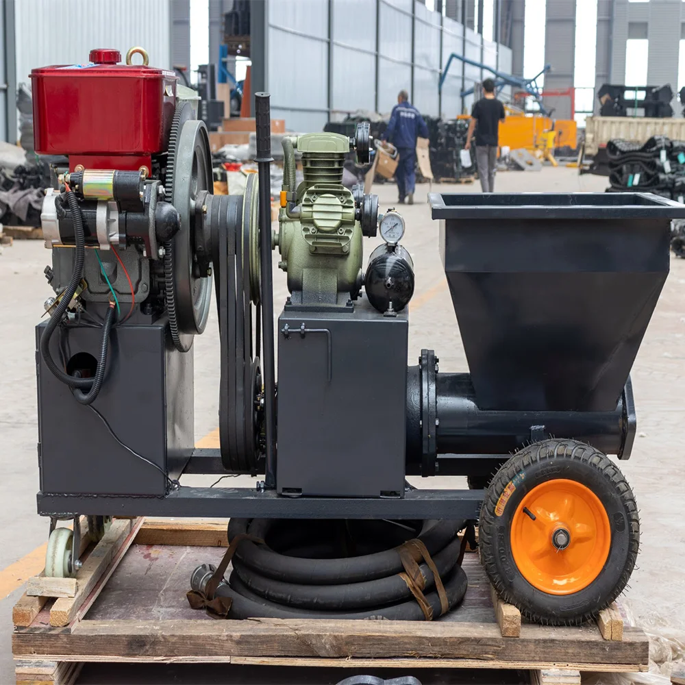 Professional Cement Mortar Sprayer / Concrete Shotcrete Spraying ...