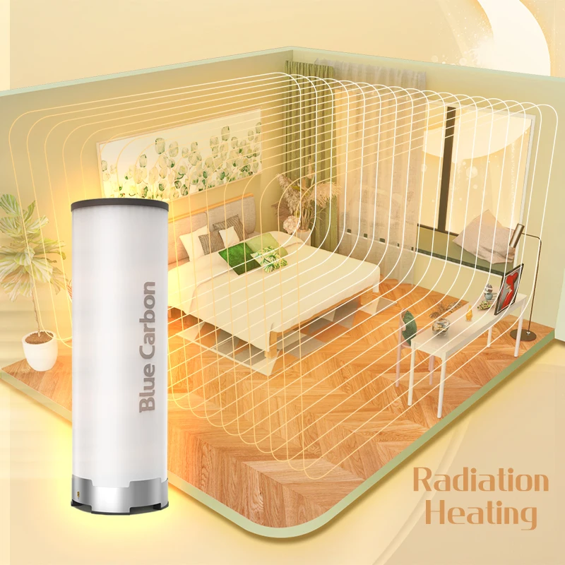 Blue Carbon Solar Air Heater For Room Heating Electric Type Panel 24v ...