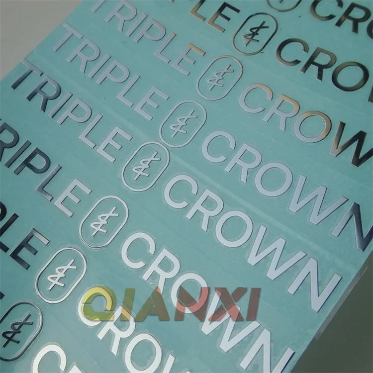 Custom Metal Transfer Electroplating Labels Electroform Nickel Plating ...