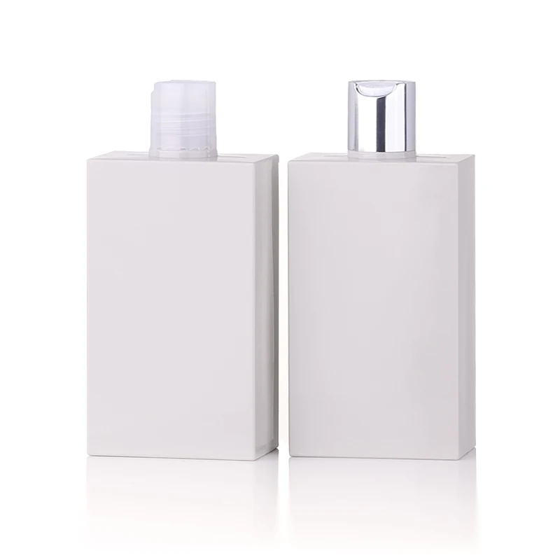 Luxury Personalized Brandy 300ml 500ml Petg Flat Square Shampoo Skincare Packaging Lotion Bottle ...