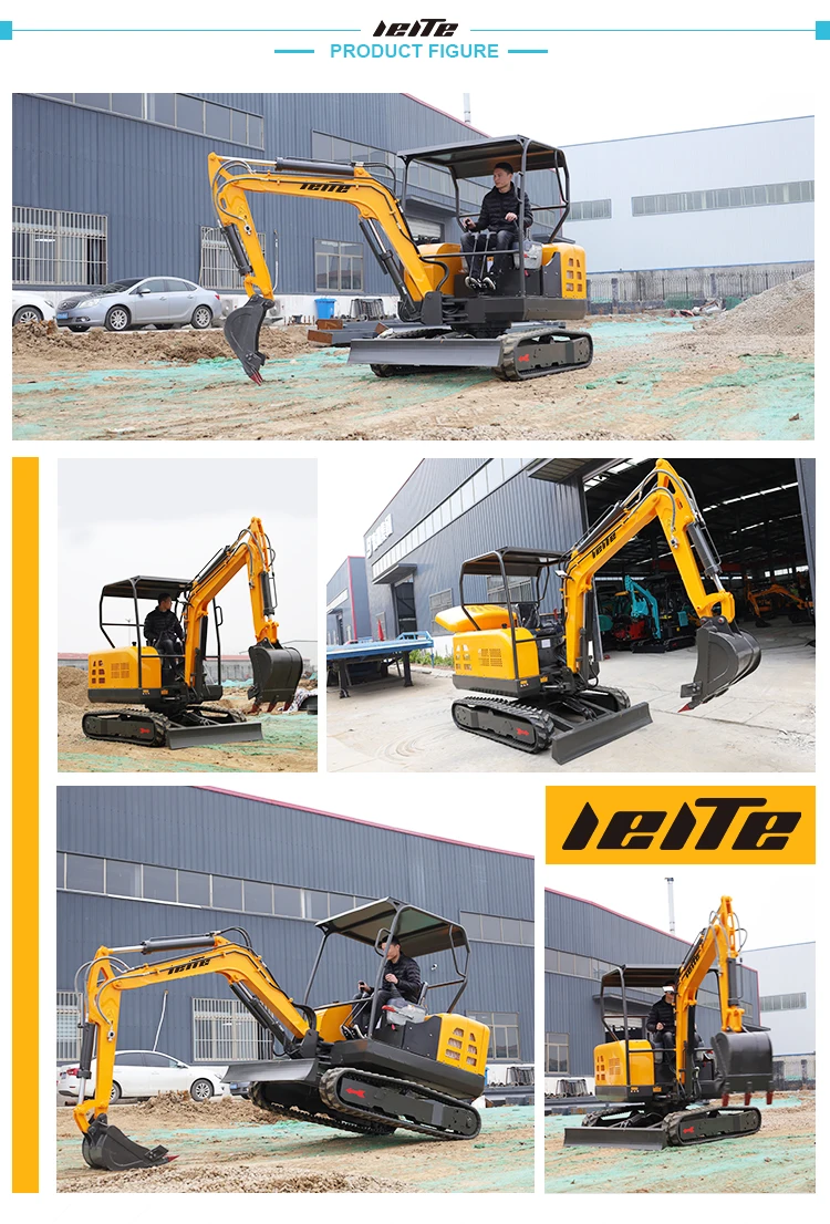 Mini Digger Small Excavator Tiltable Cockpit Digger For Sale Telescopic ...