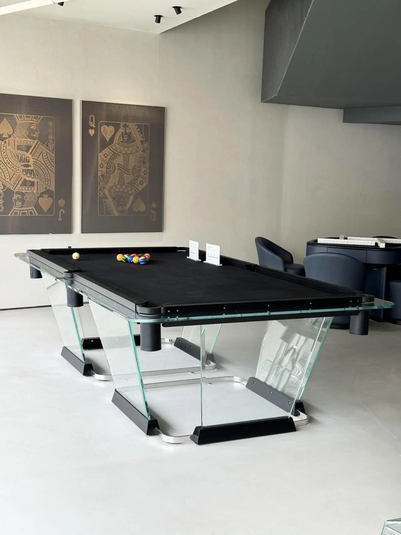 Acrylic American Home Billiard Table Tempered Glass Billiard Table for ...