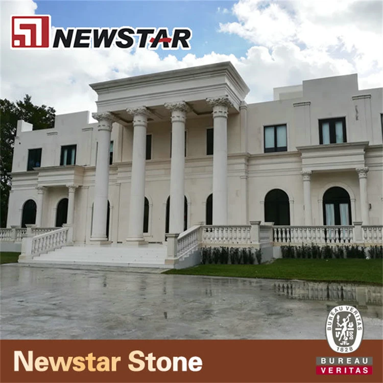 Newstar Marble Stone Gate Pillar Design - Modern & Durable