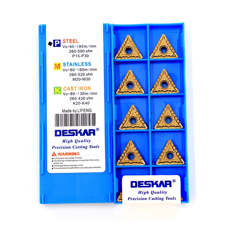 Deskar Tnmg160404-cq Tnmg160408-cq Lf9018 Tnmg 160408 Cnc Lathe Carbide Inserts Turning Tools ...