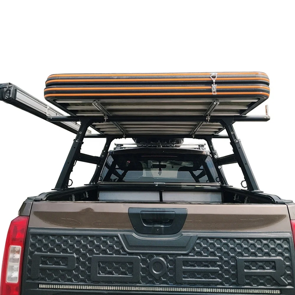Universal Aluminum Adjustable Ladder Rack for Trucks