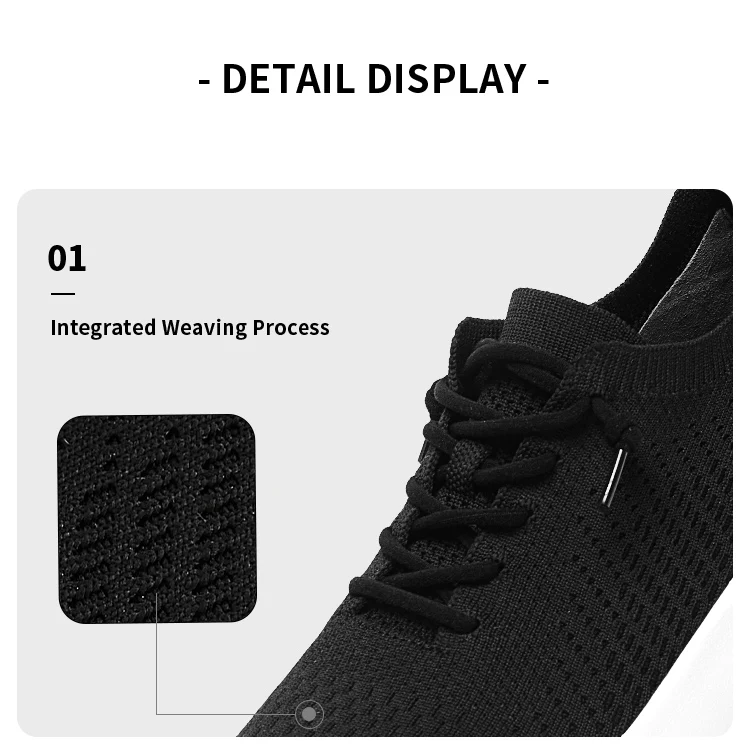 Qiloo 2023 Ready To Ship Hot Sale Back To School Fly Woven Walking ...