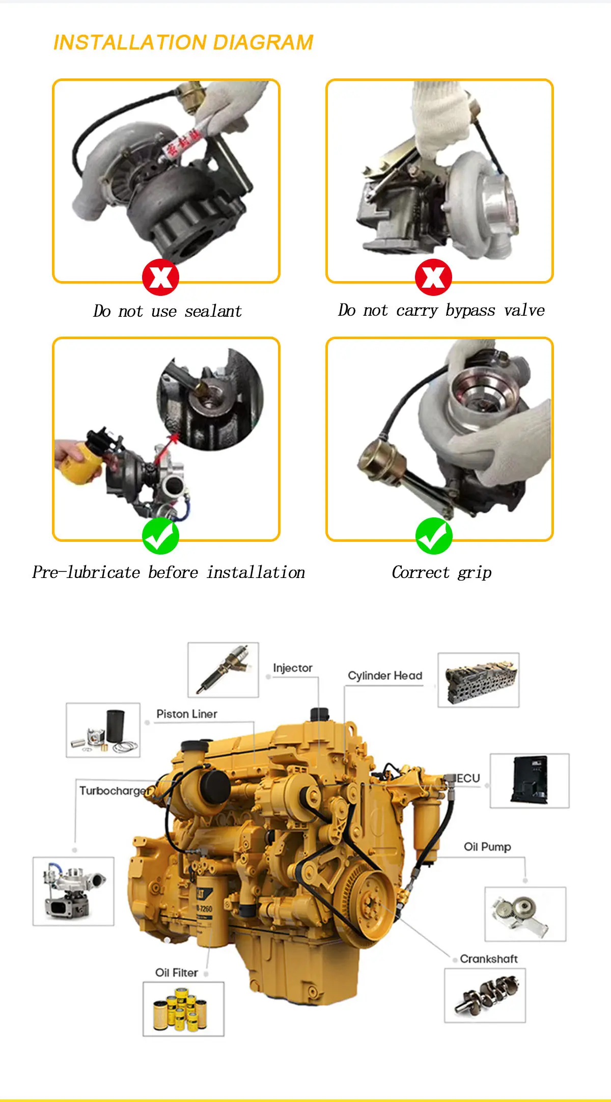 H06C Truck RHC7 Turbo for Hino VX29 - High Quality & Reliable