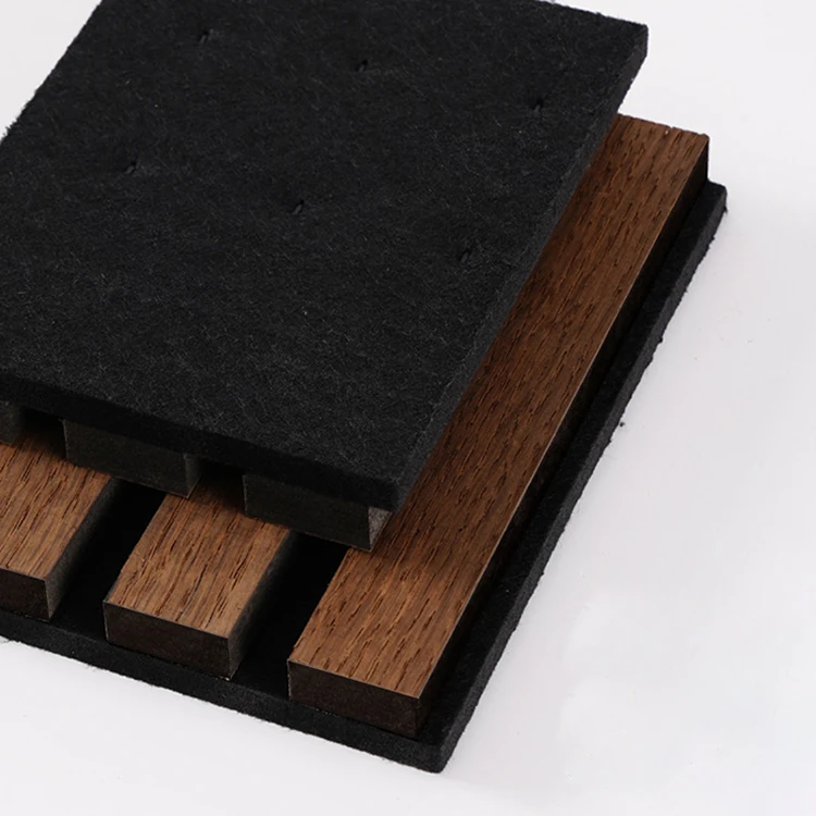 Modern European Wood Exterior Acoustic Panels Use Soundproof Veneer ...