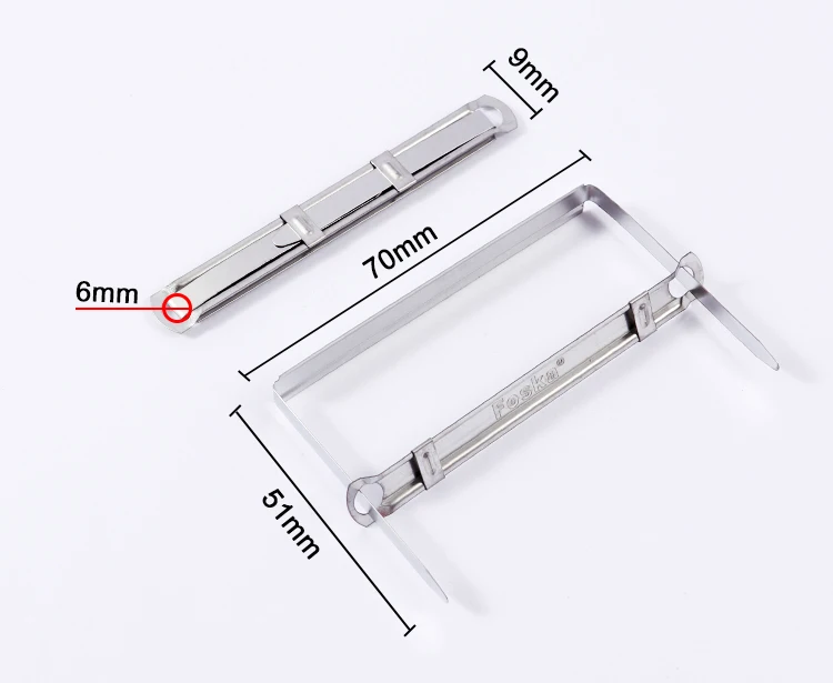 Foska 70mm Metal Paper Fastener Binder Clip - Durable, Corrosion ...