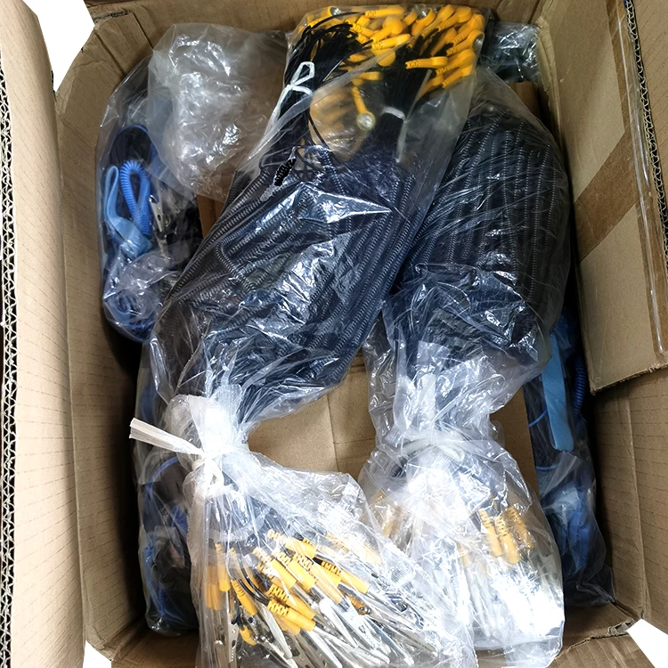 Cleanroom Antistatic Grounding Wire Safety Clip Vertical Plug Cable ...