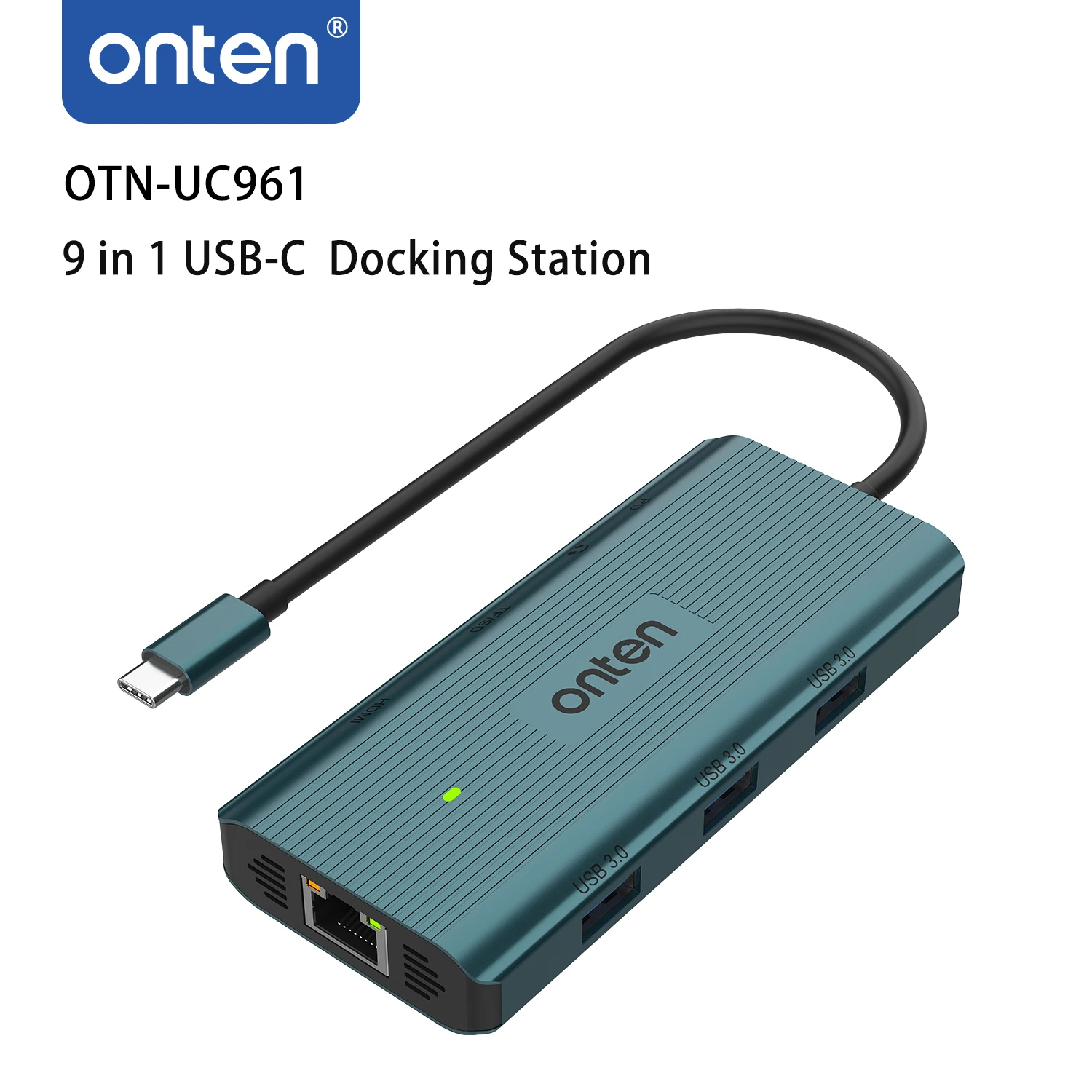 Onten Wholesale 9 In 1 Usb-c Multi-function Docking Station Usb3.0 Rj45 ...