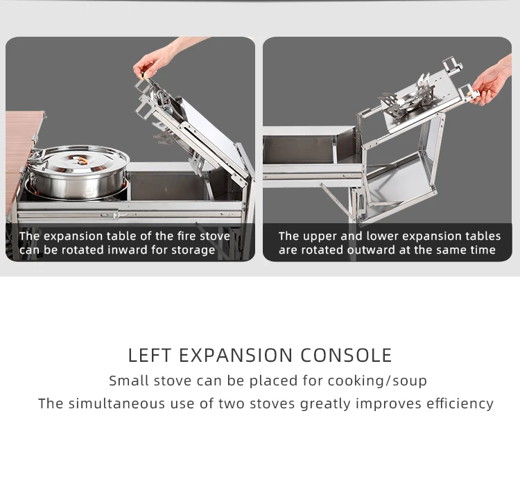 Mobile Portable Camping Kitchen Box For Rv Camping Travel Kitchen ...