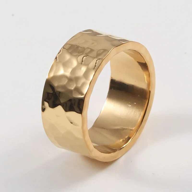 Nontarnish Rings - Minimalist 18K Gold Plated Stainless Steel