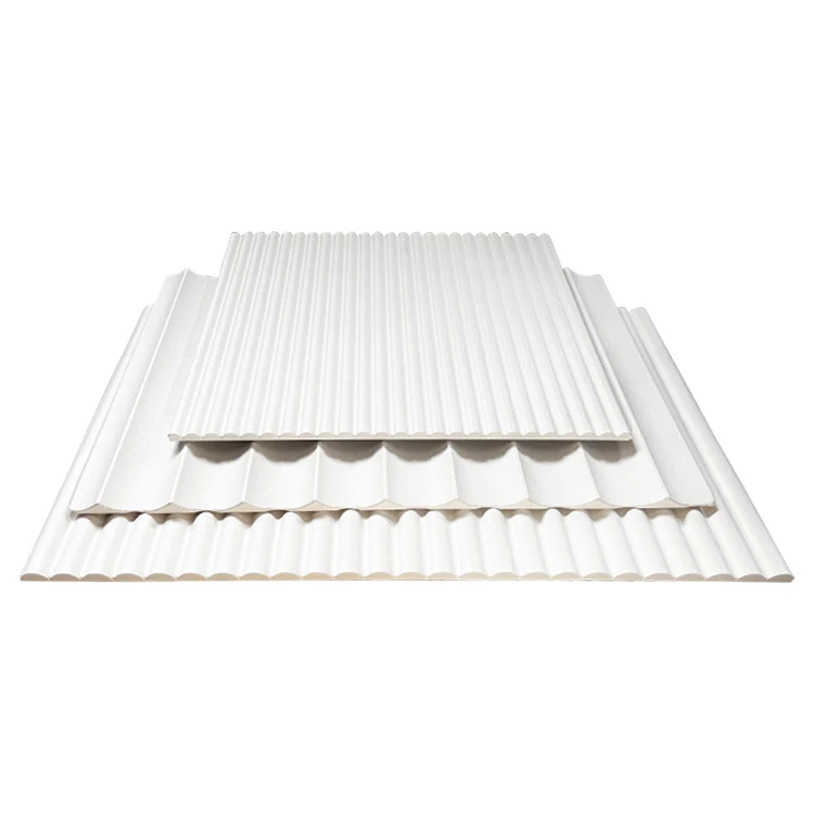 3D Wood Veneer MDF Wave Board Wall Decor - Flexible & Stylish