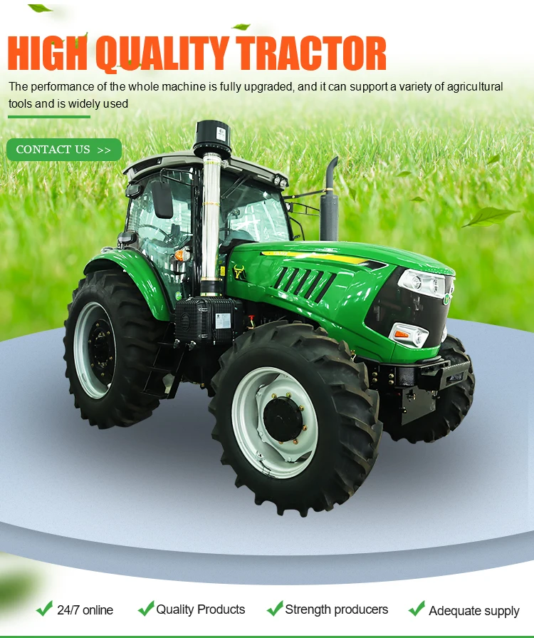 Heavy Duty Multifunctional 180hp Tracteur Agricole Agriculture ...