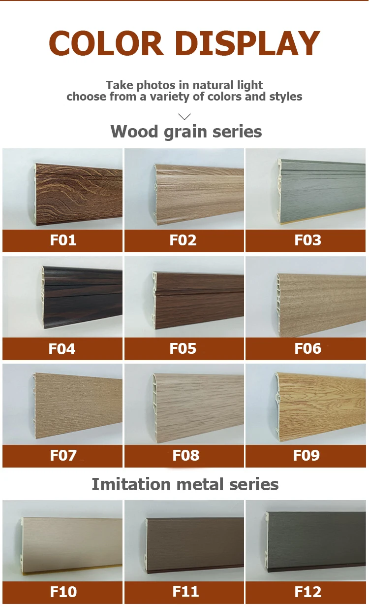 Pvc Skirting Board Baseboard Pvc Floor Molding Cover Base Trim - Buy ...