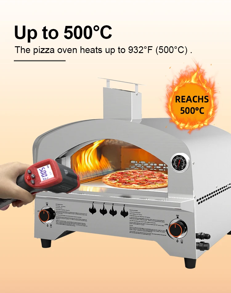 Table Top Propane Italian Outdoor Pizza Gas Oven For Sale - Buy Pizza ...