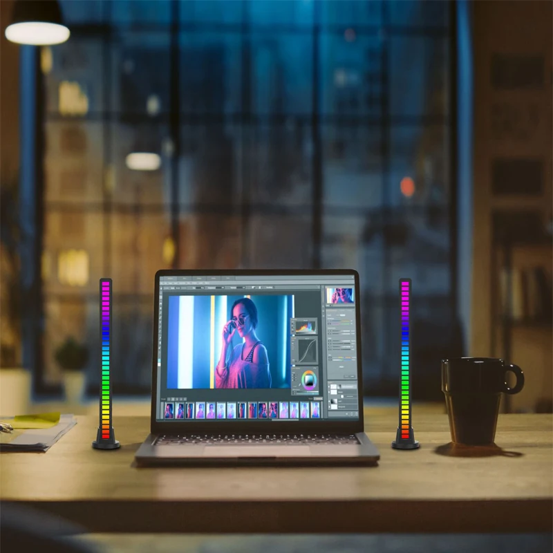 Rgb Sound Control Led Music Spectrum Display Analyzer Audio Vu Meter ...