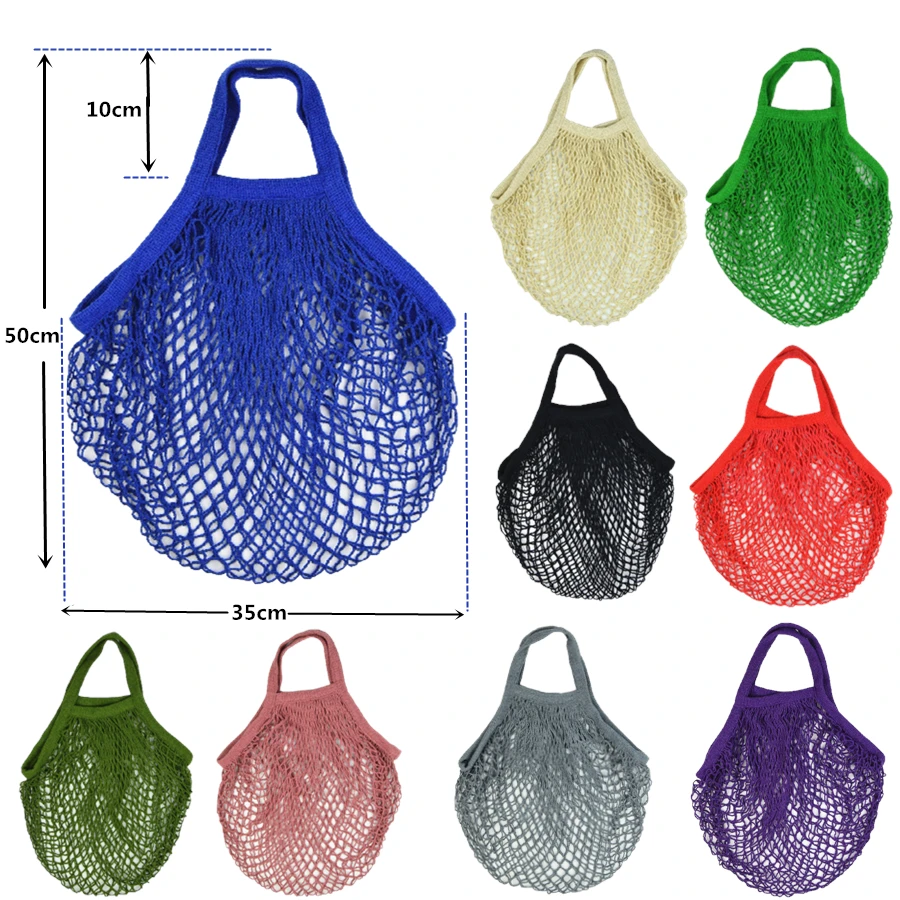 Wholesale Customized Cotton Lifestyle Mesh Grocery Vegetable Fruit Tote ...