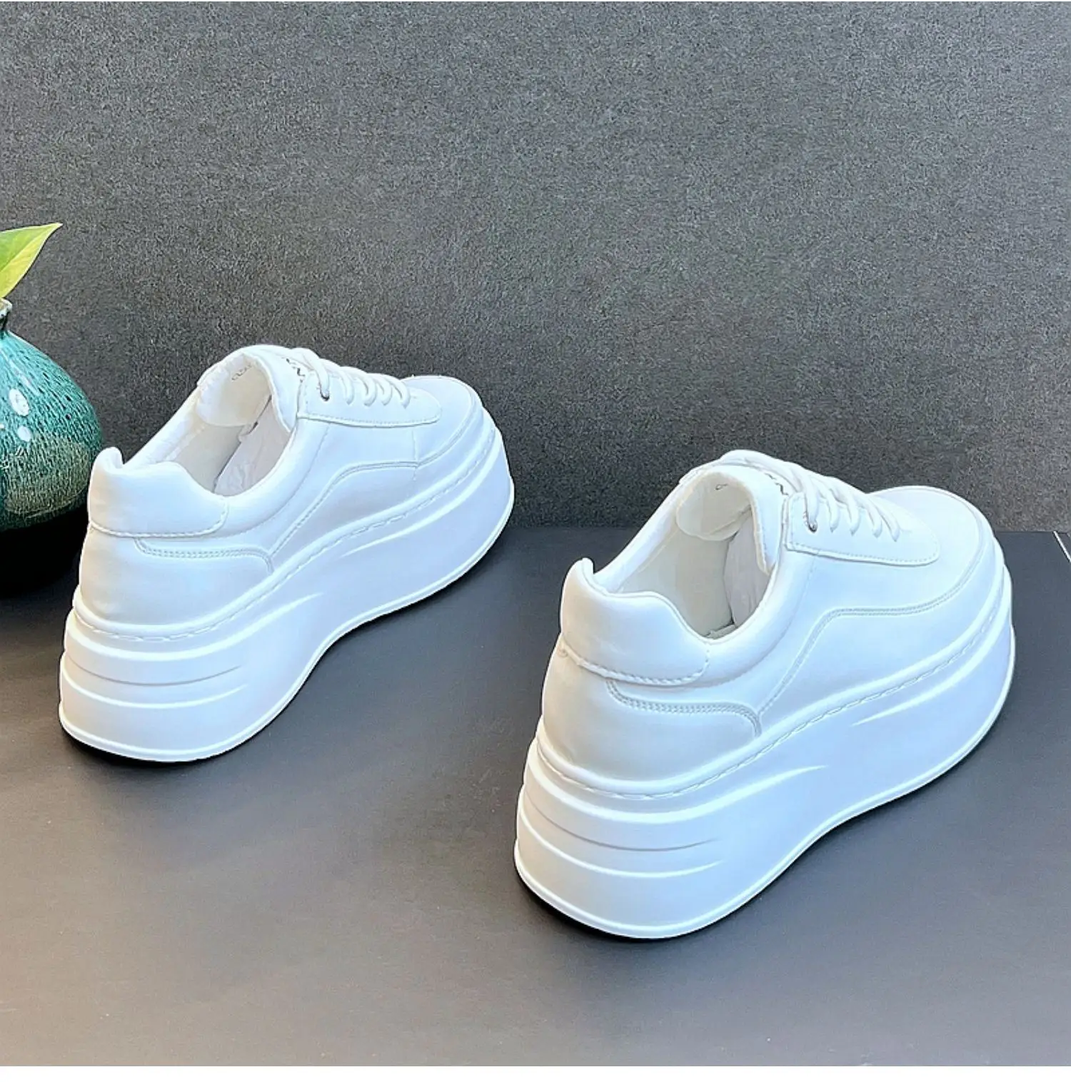 Custom New Brand Design Fashion Trendy White Shoes
