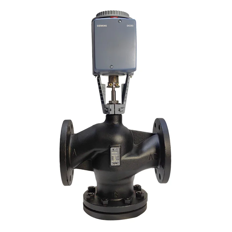 Skc60 Series Ac220v/24v Flange Motorized Cast Iron Valve Electric ...