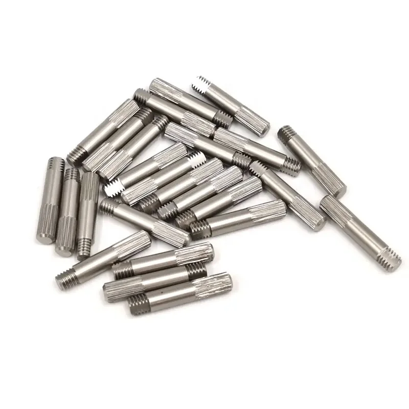 Custom Stainless Steel Threaded Knurled Dowel Pin - Buy Dowel Pin ...