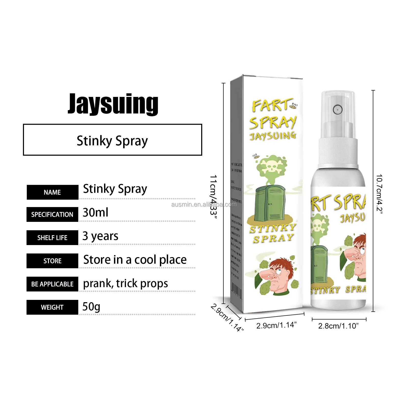 Super Stinky Liquid Spoof Fart Spray - Halloween Prank