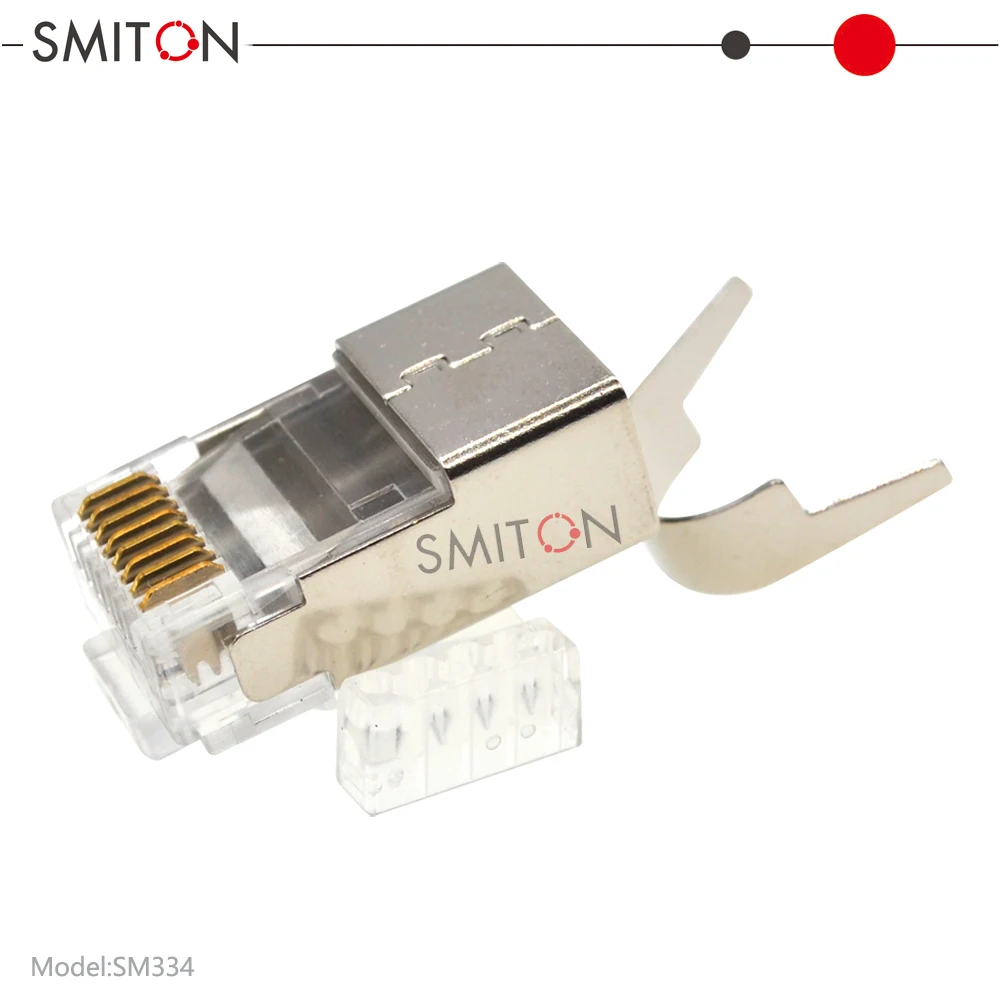 Ethernet Rj45 Connector Ethernet Modular Crimp Connectors Cat8 Plugs