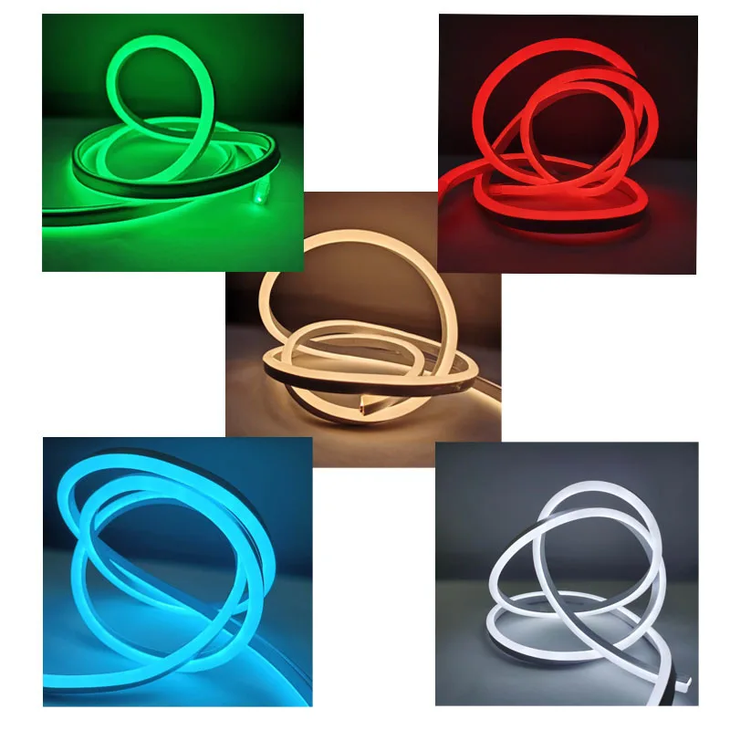 Neon Flex 12v Rgb 6*12mm Cut Silicone Led Neon Light Strip Rope For Diy ...