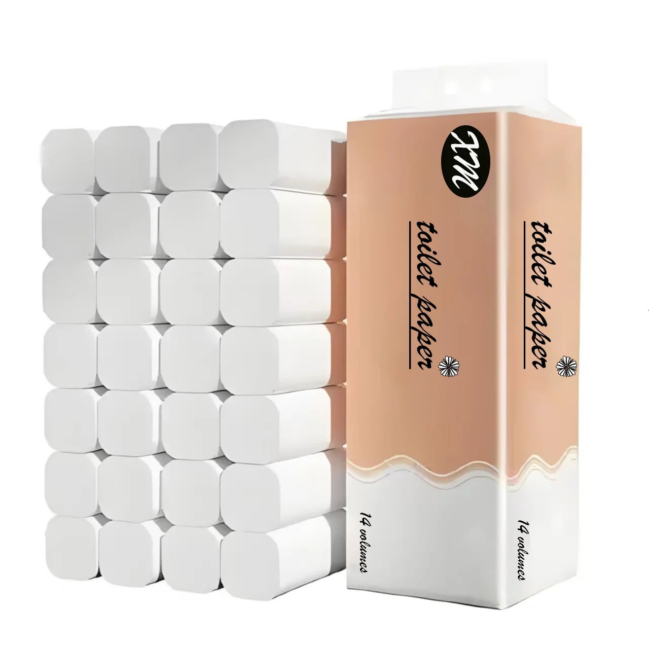 3-ply Bamboo Soft Disposable Eco-Friendly Standard Toilet Paper Roll ...