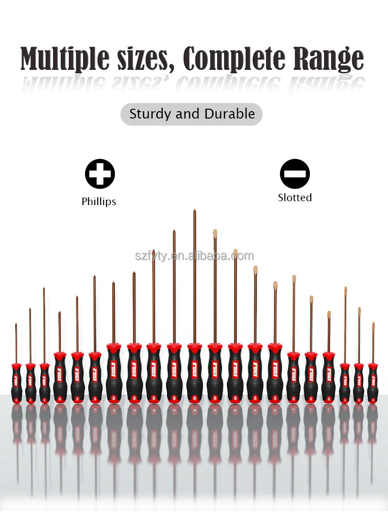 Long Extra Long Screwdriver Set 15',19',23',27',31' Shank Slotted Tips ...