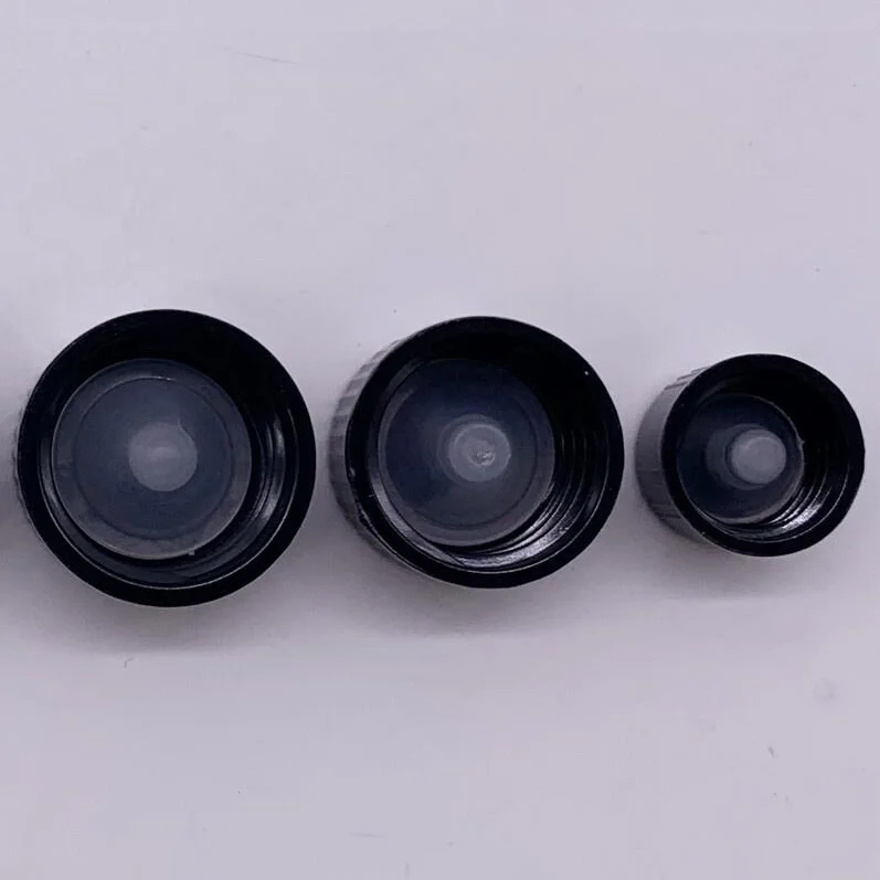 Black Poly Cone Plastic Cap Bakelite Screw Cap With Polycon Liner For ...