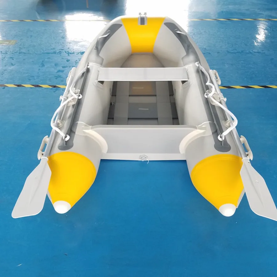 Aluminum Boat with Inflatable PVC Deck - 350kgs Capacity