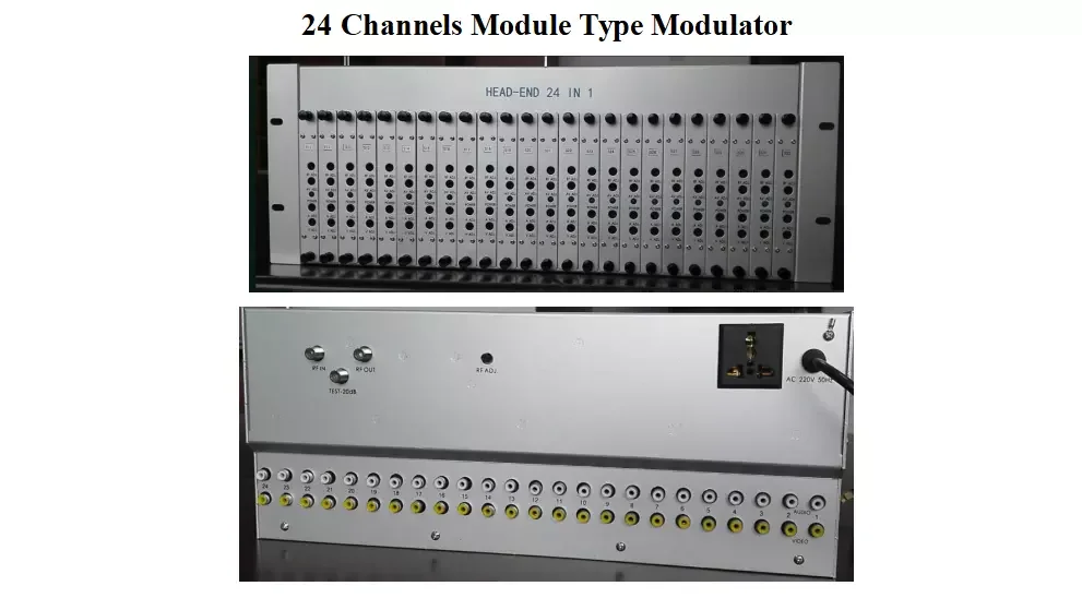 4ru Rack Mounted Analog 24 Channel Fixed Modulator - Buy 24 Way Rf ...