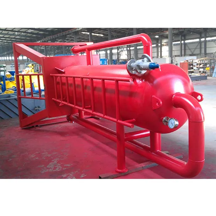 Skid Mounted Vertical Oilfield Gas Buster / Mud Separator Tank / Well ...