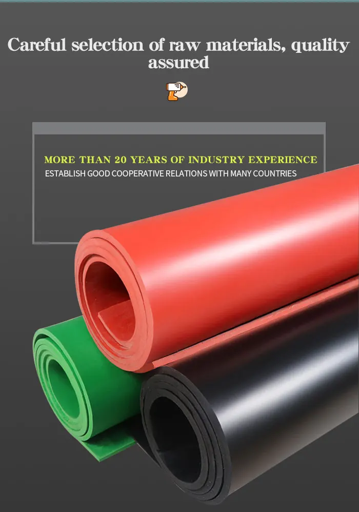 20mm Thick 25mm Thickness Rubber Sheet Outdoor Waterproof Rubber Sheet ...