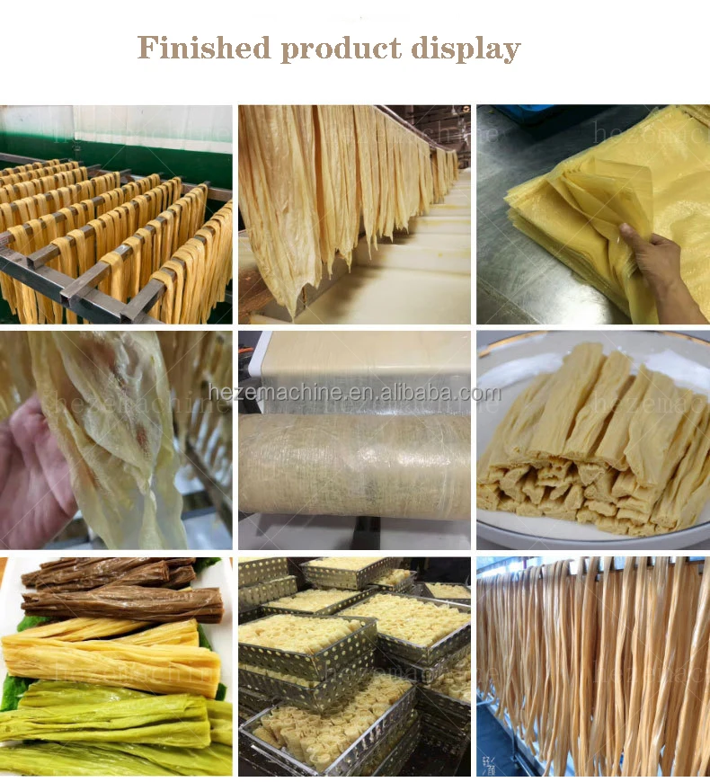 Soy Bean Curd Skin Hull Maker Dried Tofu Sheet Processing Making Machine Line Automatic Yuba ...