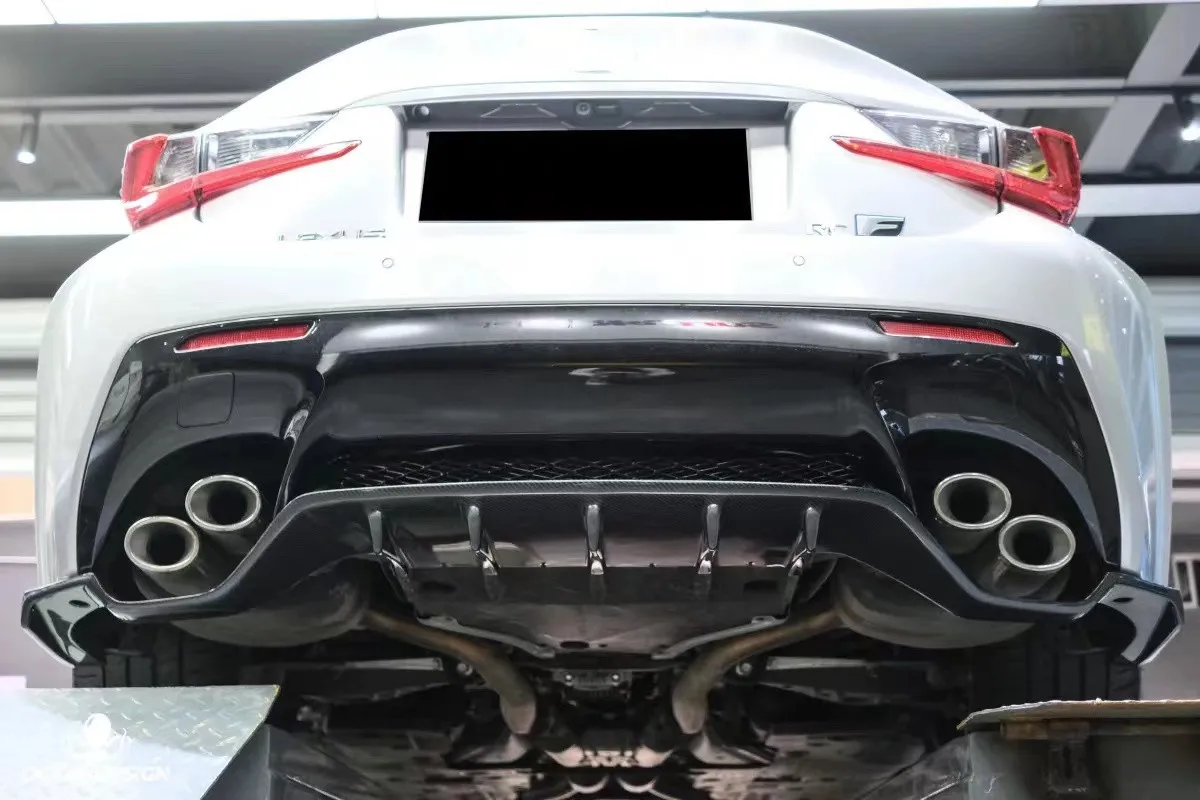 For Lexus RCF Carbon Fiber Body Kit RCF Carbon Fiber Front Lip Diffuser ...