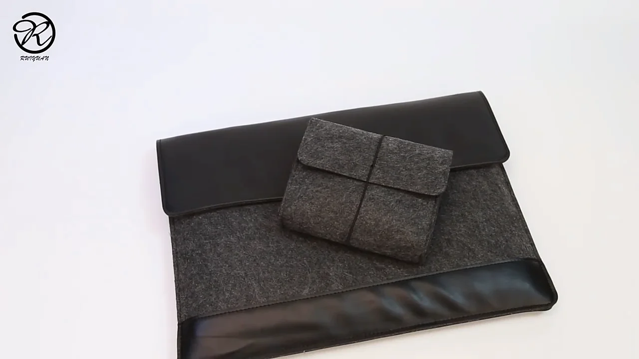 Custom Felt Laptop Bag Wool Felt Laptop Sleeve 11 12 13 14 15 15.6 Inch ...