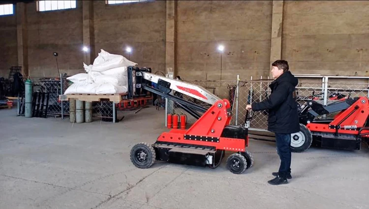 TAK Electric Off-Road Fork Truck Mini Boom Lift, 600-1500kg Capacity ...